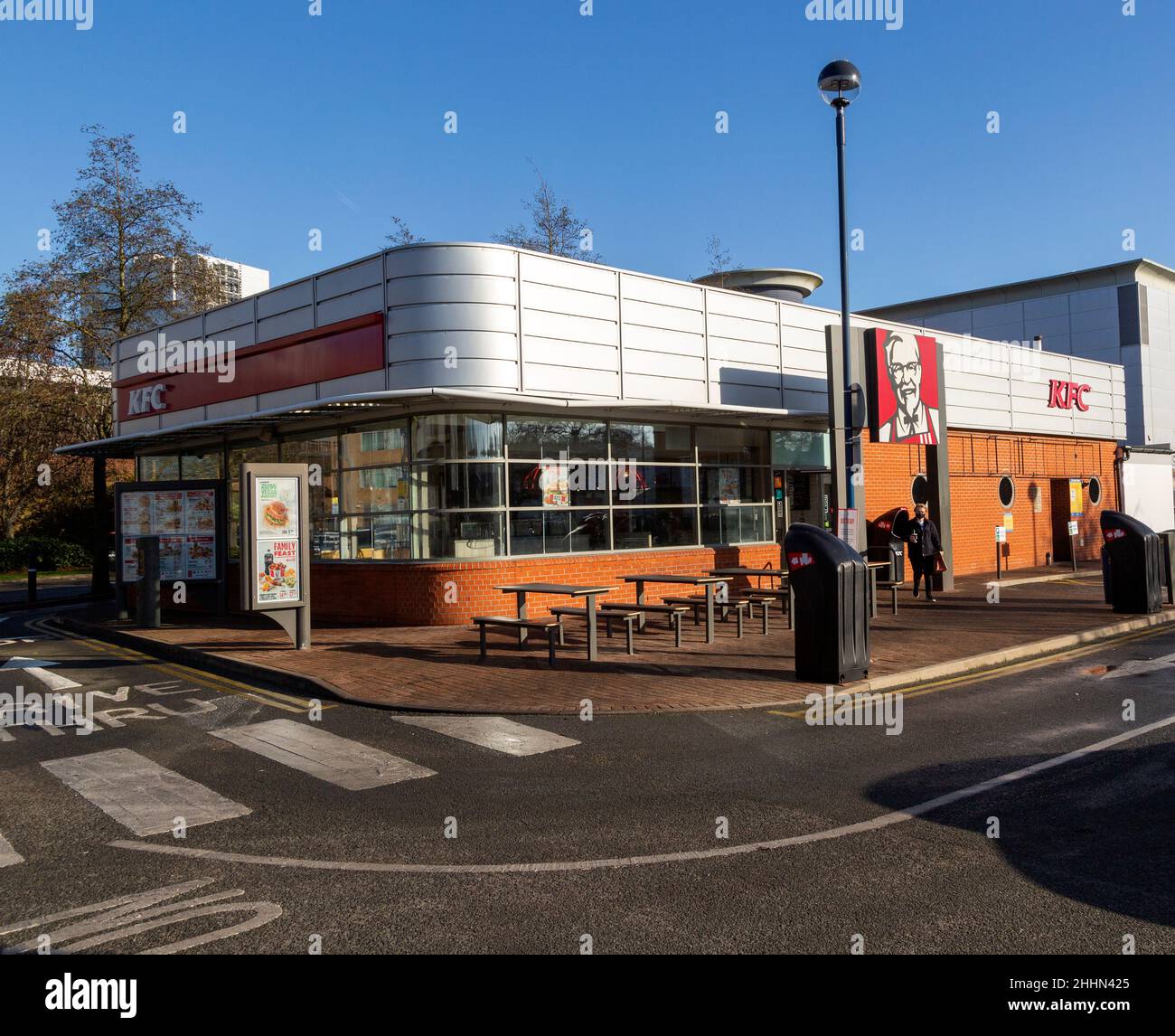 Kentucky Fried Chicken fast-food outlet, Ipswich, Suffolk, England, UK ...