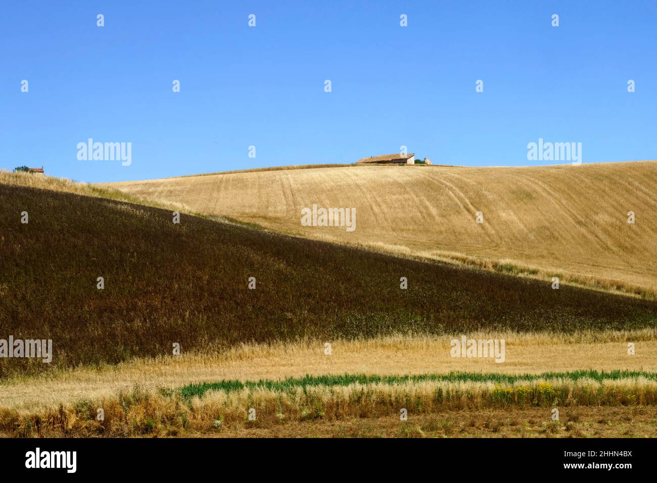 Landscape along the road from Termoli (Campobasso province, Molise) to ...
