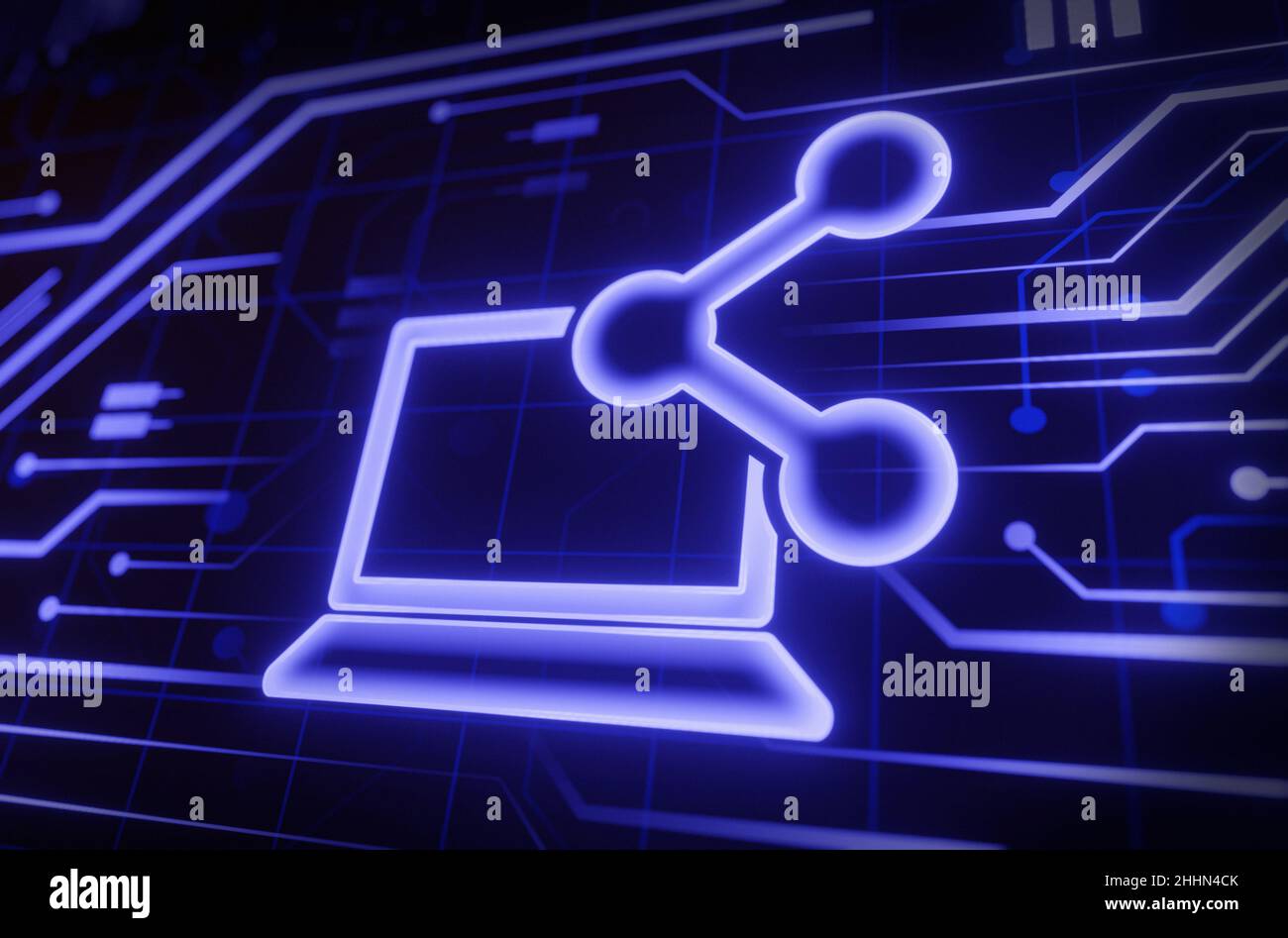 Sharing tech concept share social media share files Stock Photo - Alamy