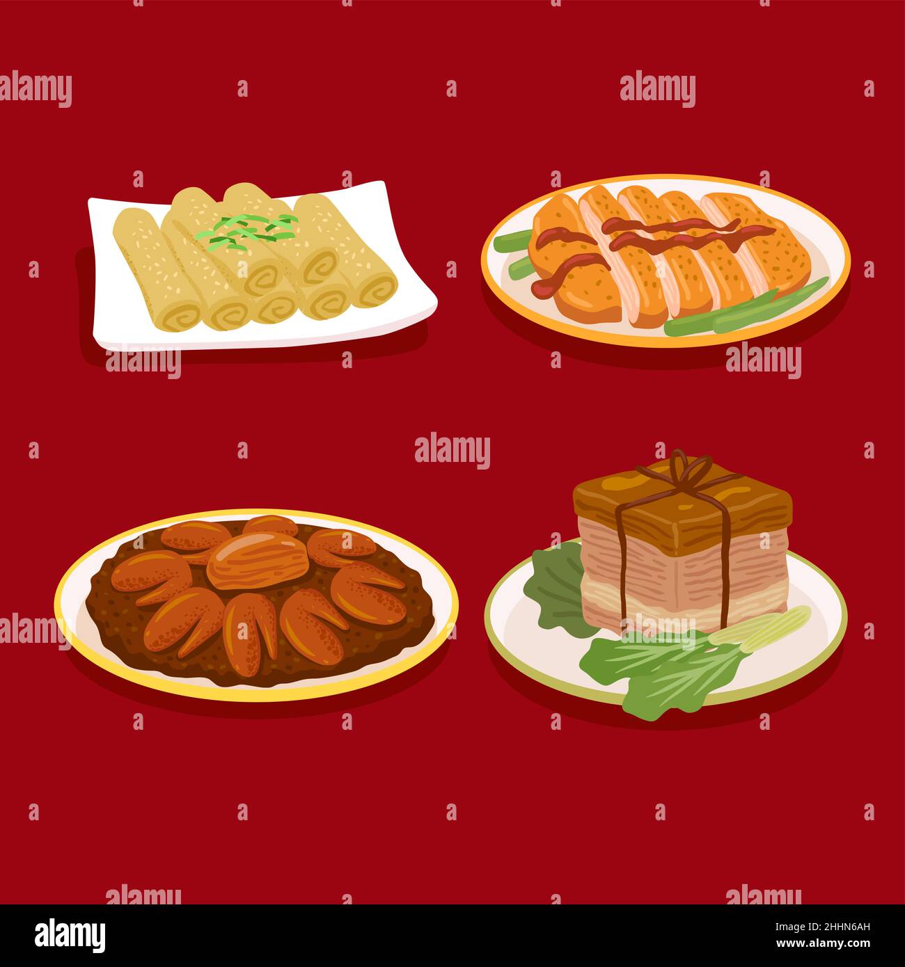 Chinese Food Cartoon Background 4,900+ Chinese Food Background Stock
