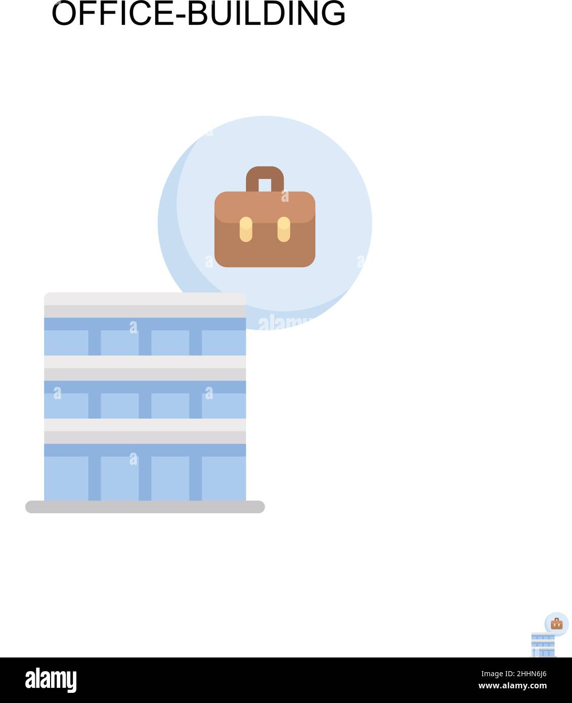 Office-building Simple vector icon.Perfect color modern pictogram on ...