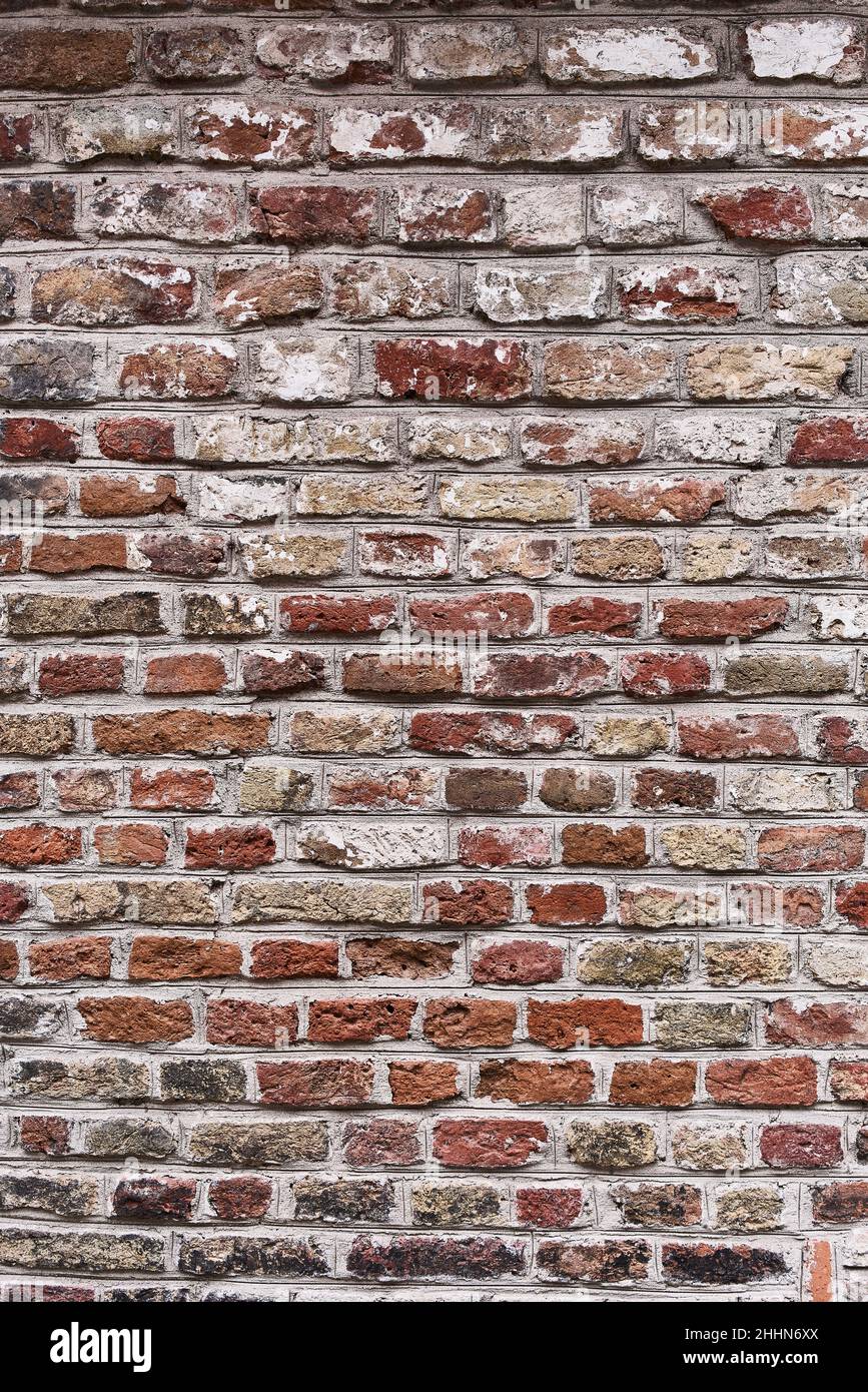 Decay brick wall surface background Stock Photo - Alamy
