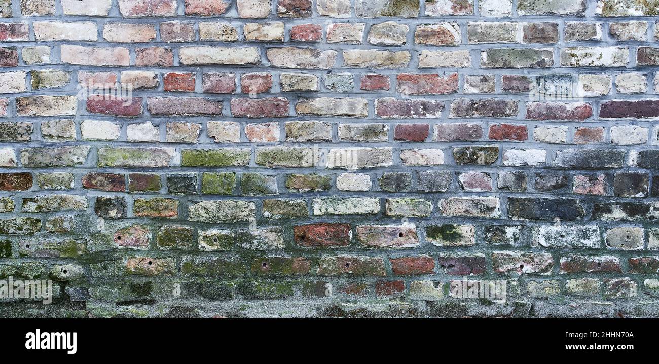 Decay brick wall surface background Stock Photo - Alamy
