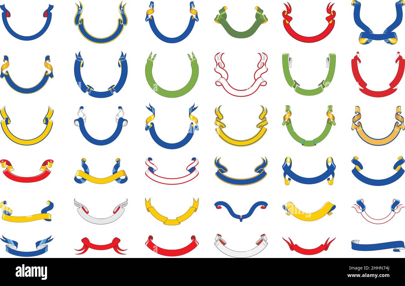 Banners and ribbons set Stock Vector Image & Art - Alamy