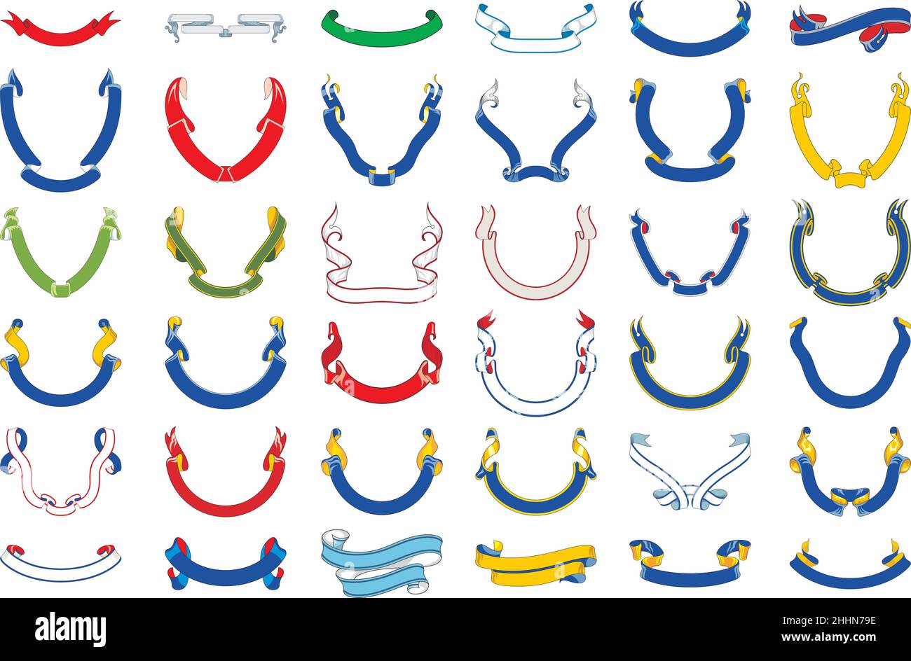 Motto ribbon banners hi-res stock photography and images - Alamy