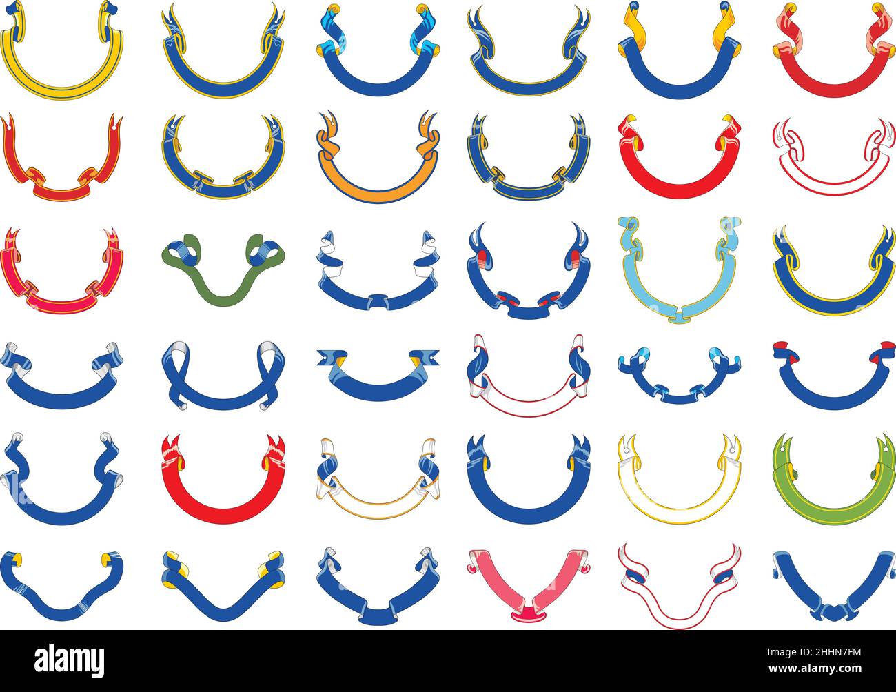 Banners and ribbons set Stock Vector Image & Art - Alamy