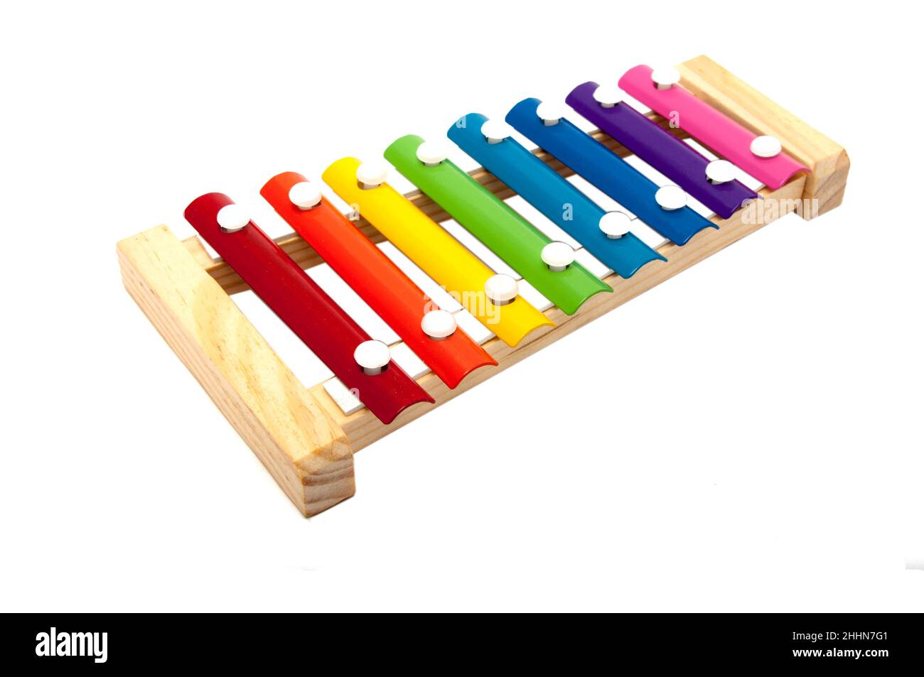 Xylophone for children isolated on the white Stock Photo - Alamy