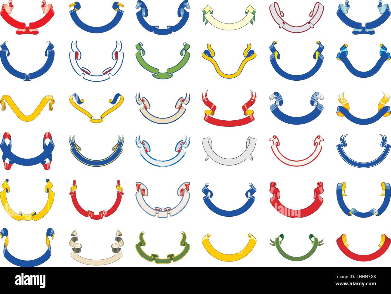 Banners and ribbons set Stock Vector Image & Art - Alamy