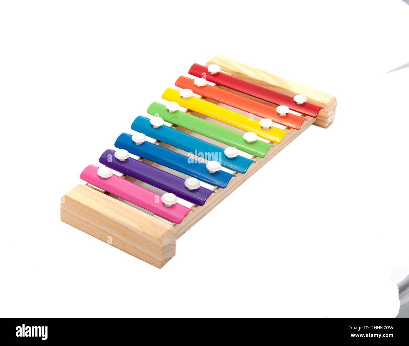 Xylophone for children isolated on the white Stock Photo - Alamy