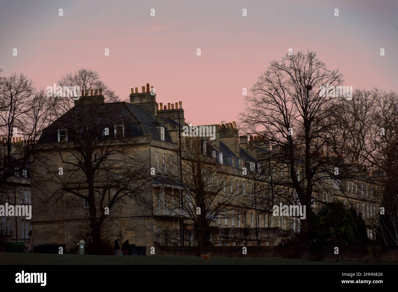 winter golden hour in bath Stock Photo - Alamy