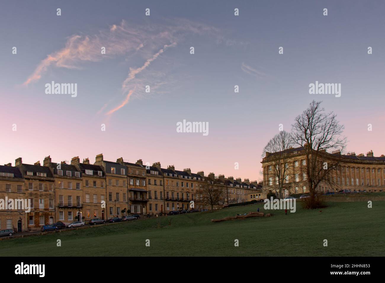 winter golden hour in bath Stock Photo - Alamy