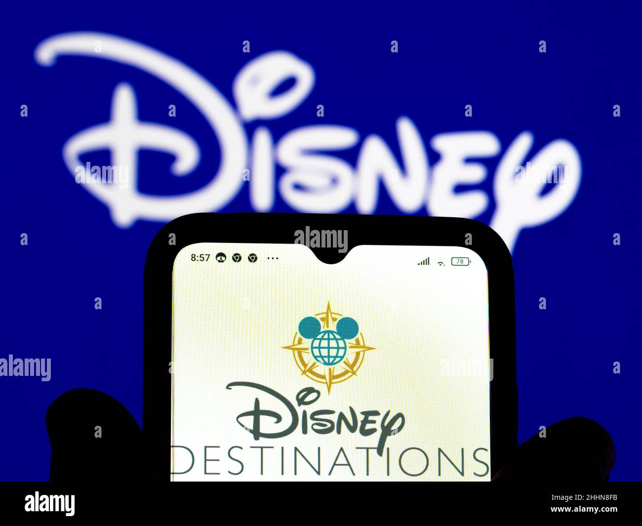 In this photo illustration, the Disney Destinations & Resort Hotels ...