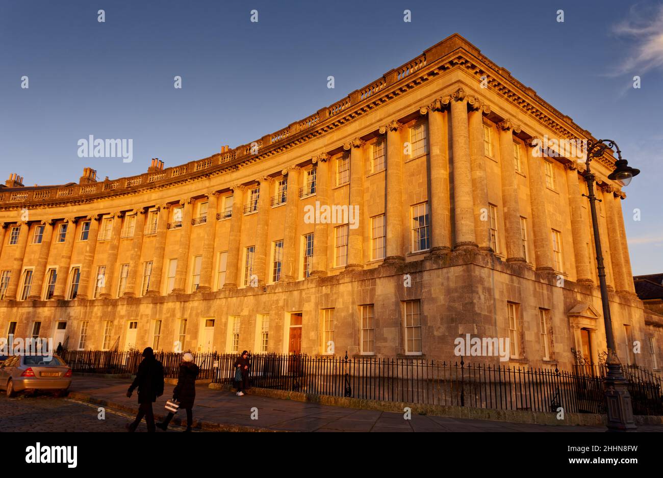 winter golden hour in bath Stock Photo - Alamy