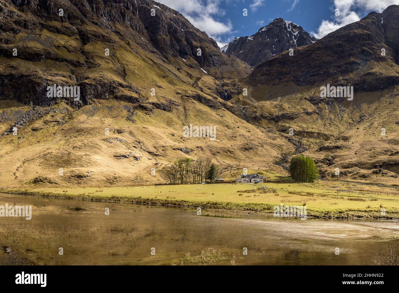 Glencoe scenic landscape in Scotland UK Stock Photo - Alamy