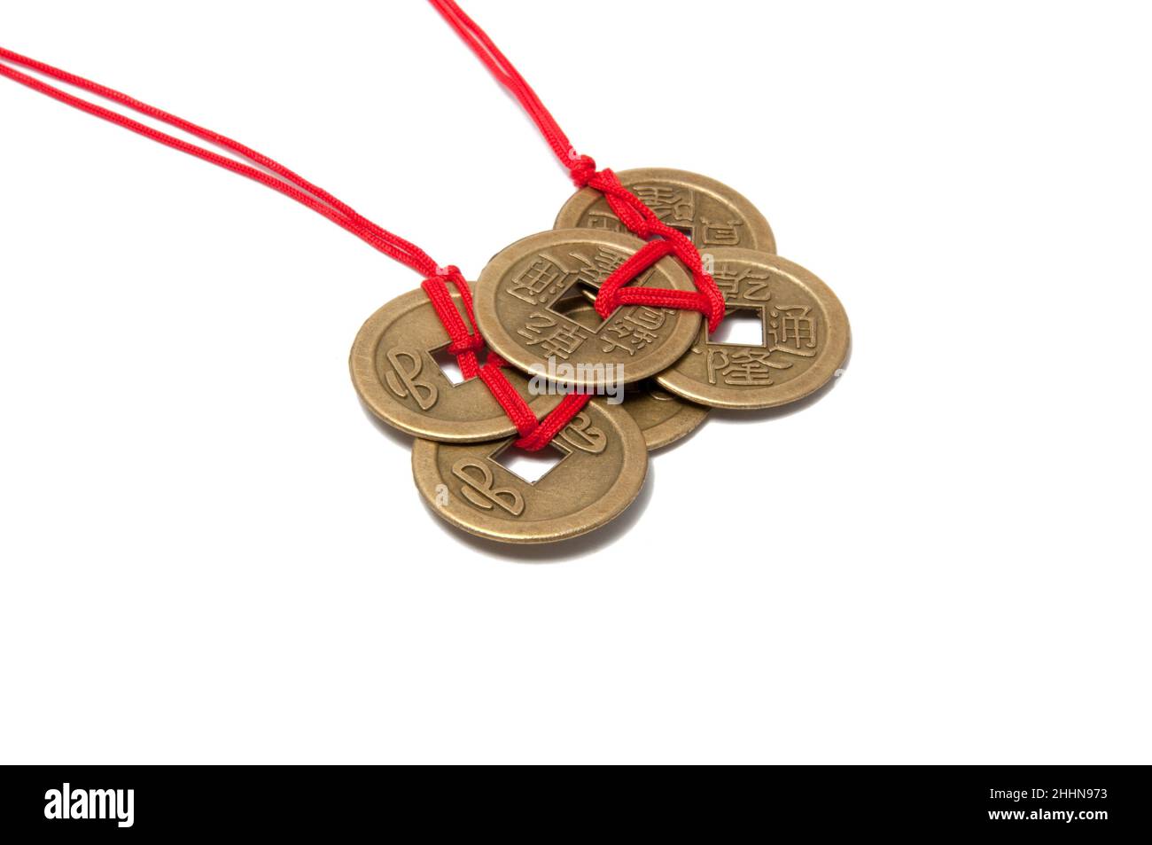 Chinese coins string hi-res stock photography and images - Alamy