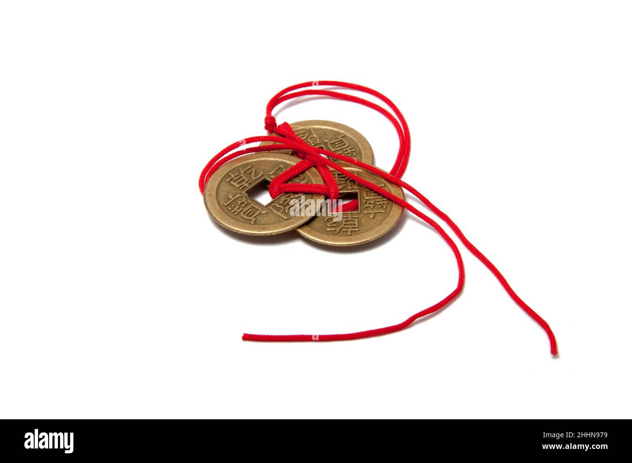 Chinese coins string hi-res stock photography and images - Alamy