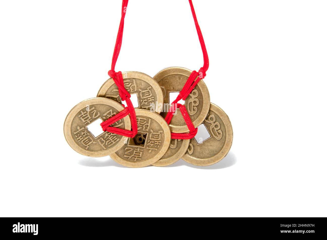 Chinese coins string hi-res stock photography and images - Alamy