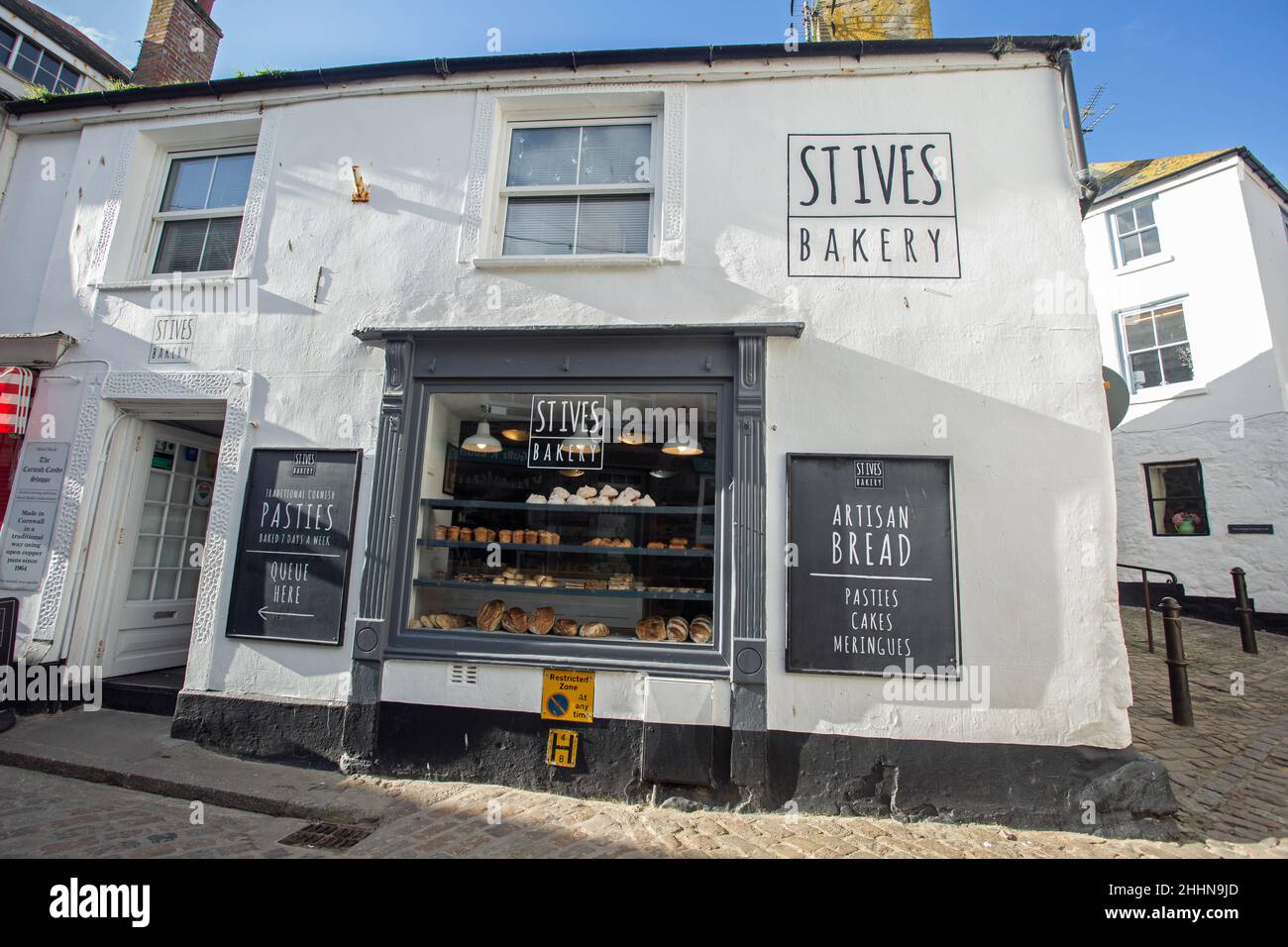 St Ives, Cornwall, England, January 20th 2022, a view of the St Ives ...