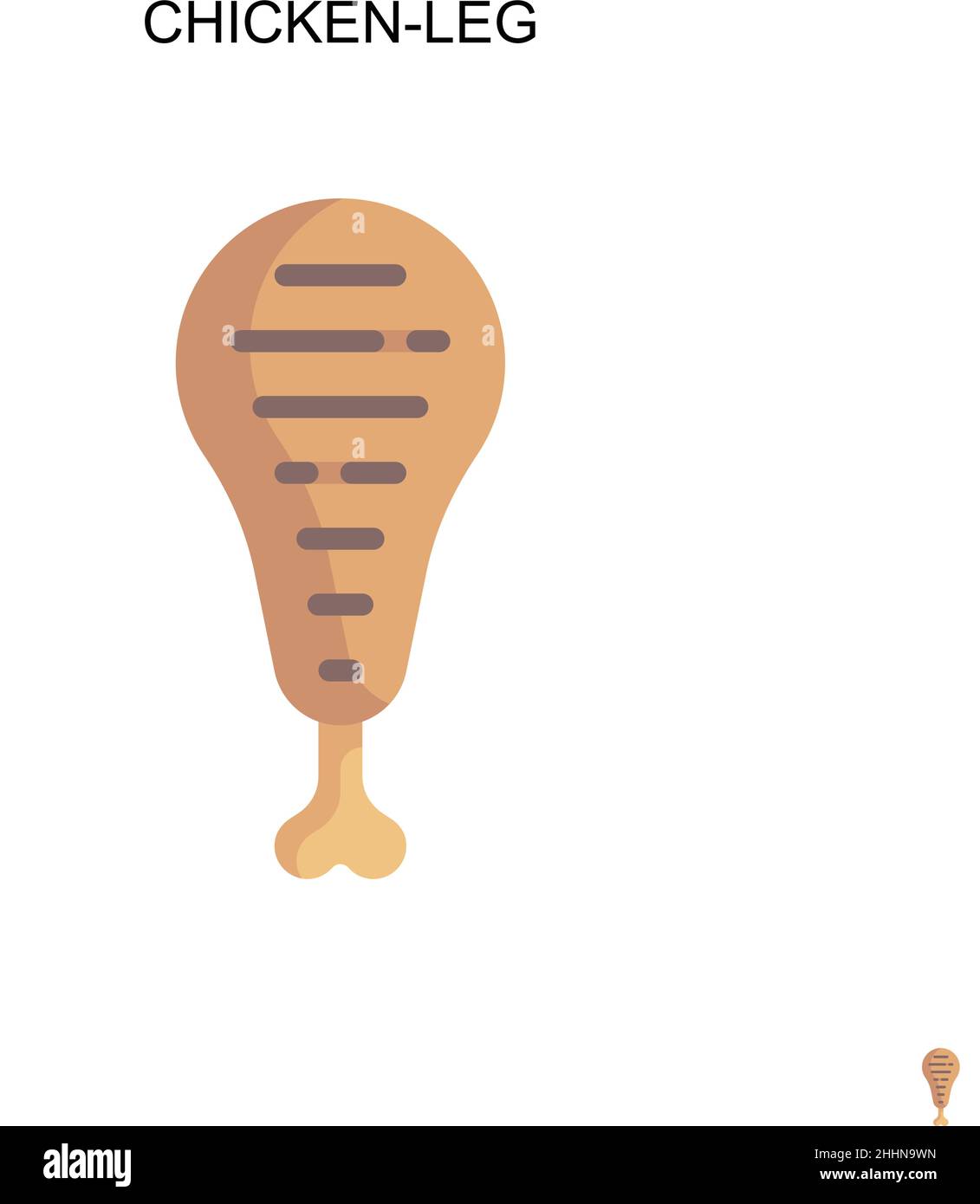 Chicken legs color table hi-res stock photography and images - Alamy