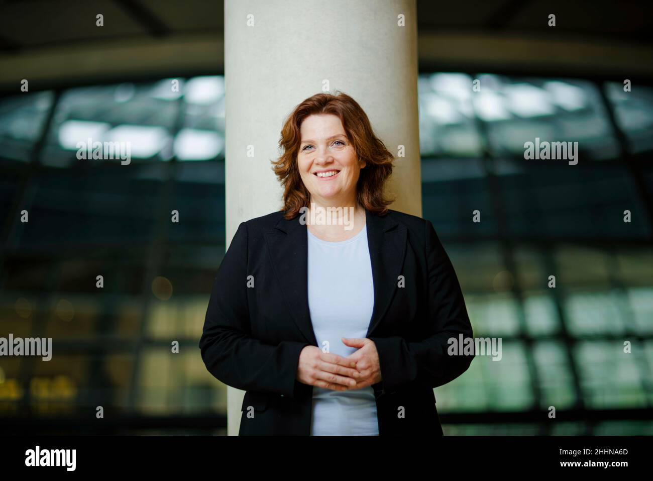 Sandra Weeser, MdB, FDP, poses for a photo. Berlin, January 25, 2022 ...