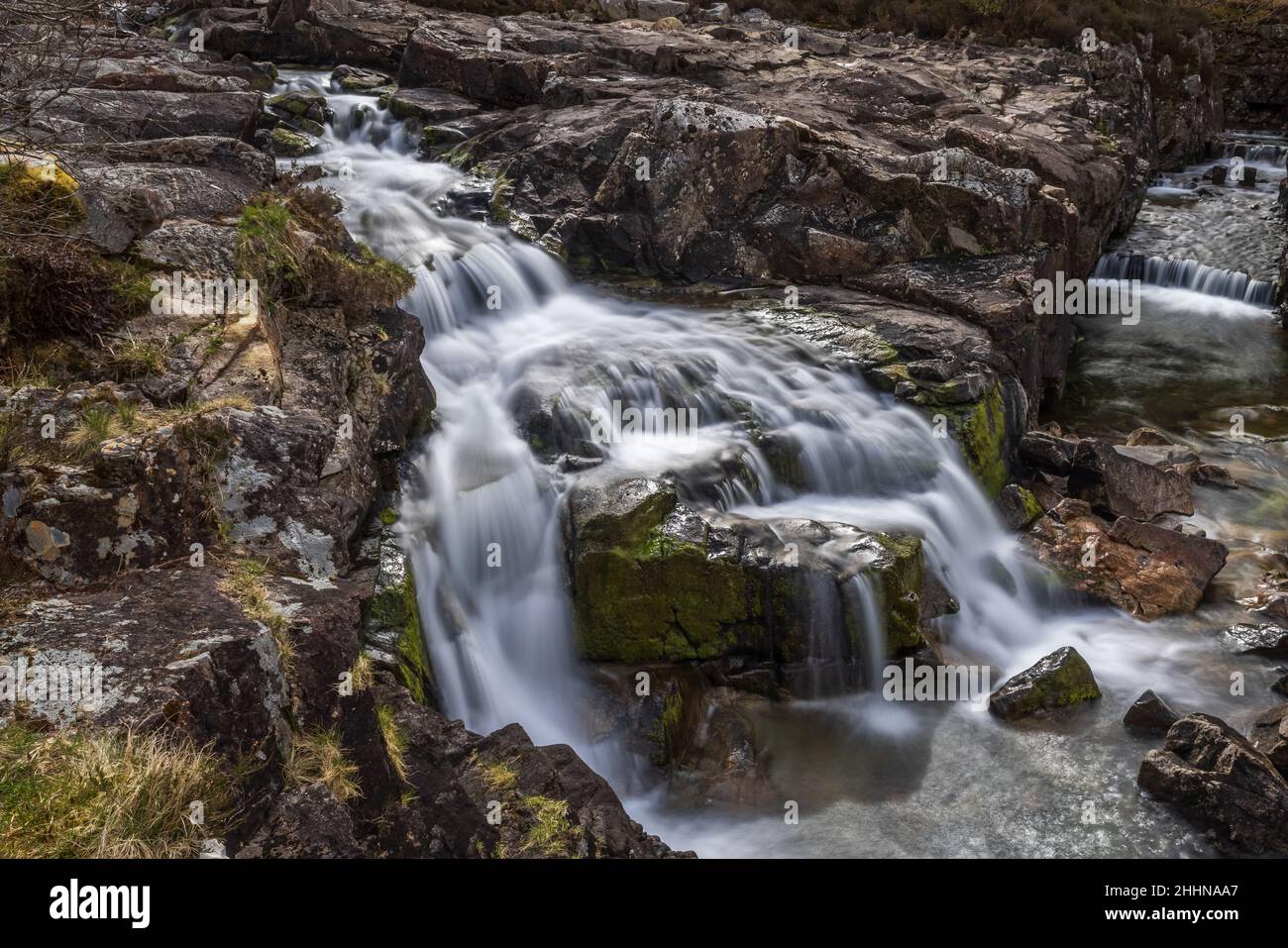 The River Coe rises at the north-eastern base of Buachaille Etive Beag ...