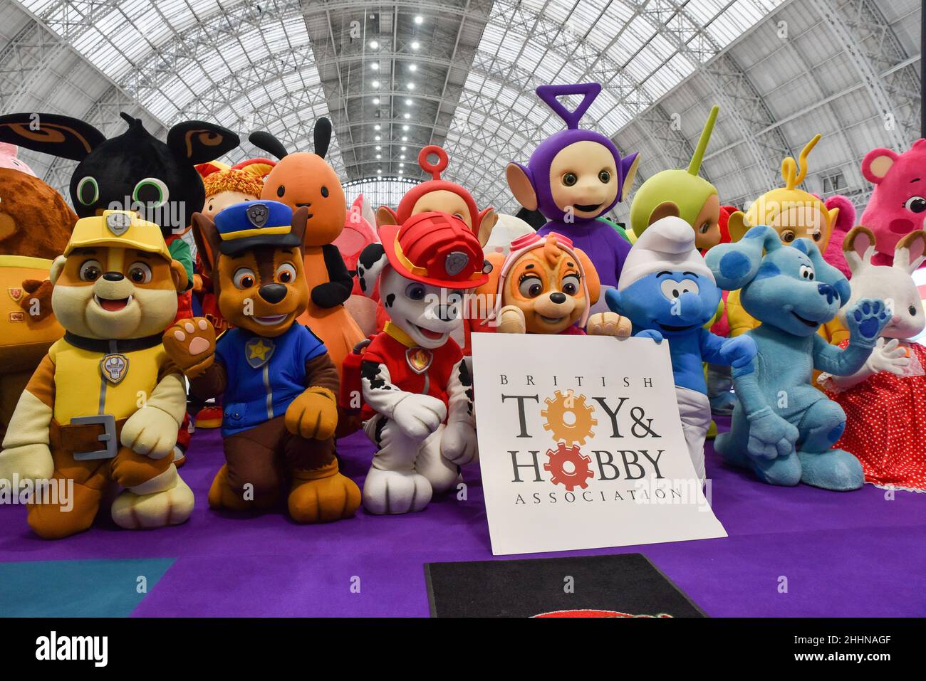 Kensington Olympia, London, UK. 25th Jan 2022. The Toy Fair 2022 at ...