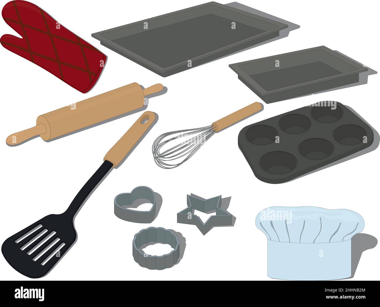 Tray cookie Stock Vector Images - Alamy