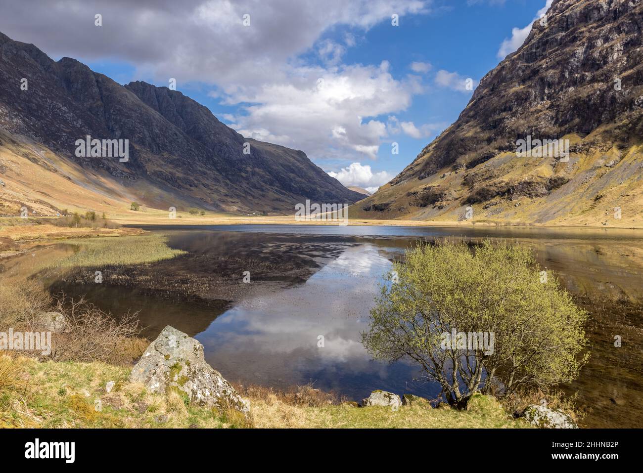 Glencoe scenic landscape in Scotland UK Stock Photo - Alamy