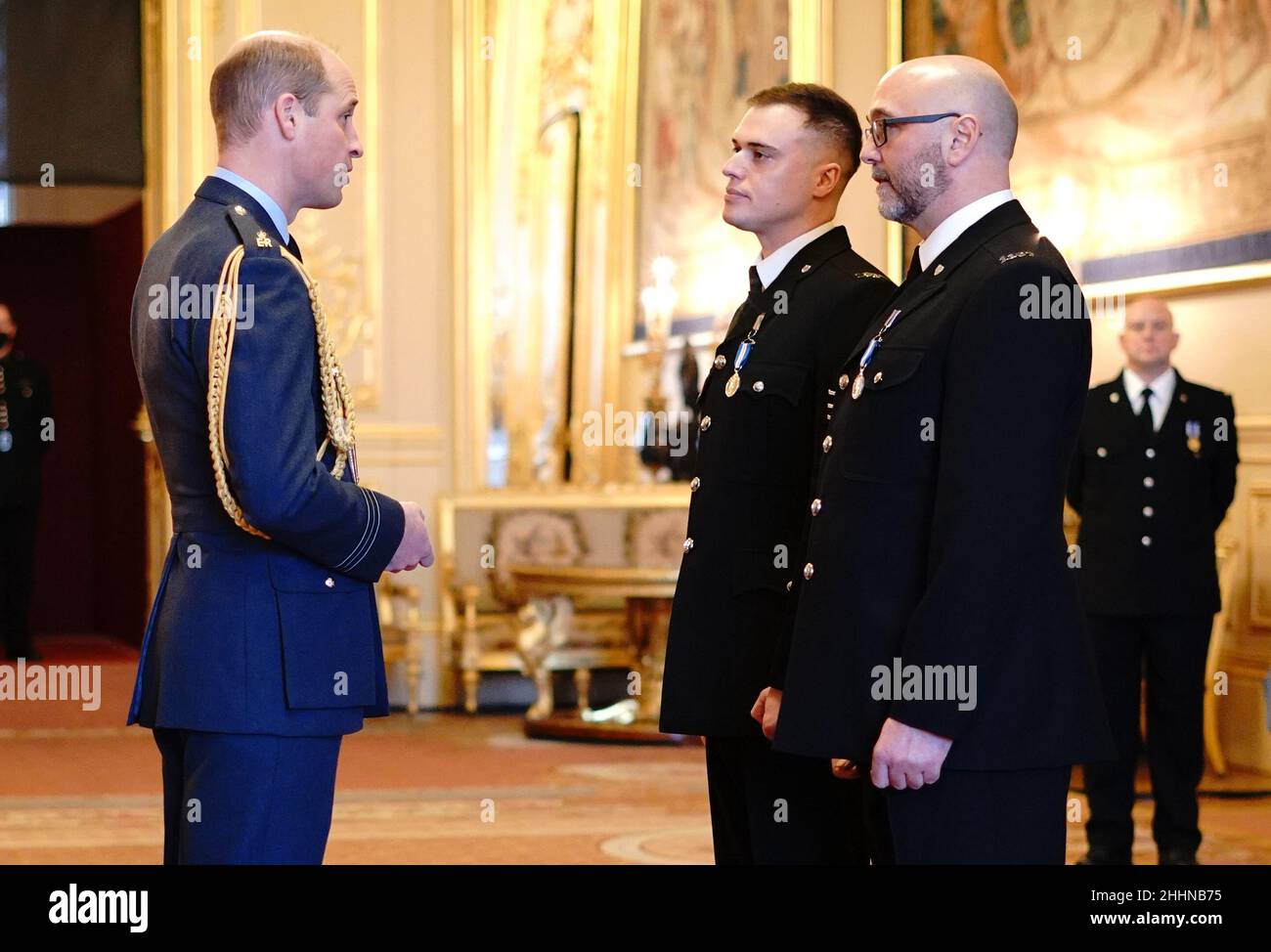 Sergeant Michael Hooper, (left) and Constable Stephen Quartermain, both ...
