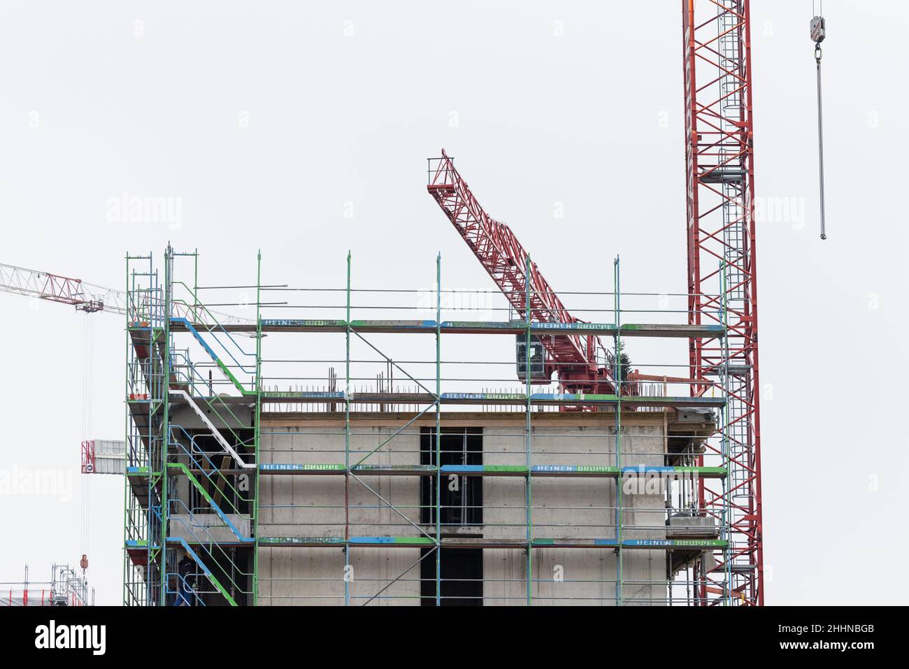 Construction temporarily halted hi-res stock photography and images - Alamy