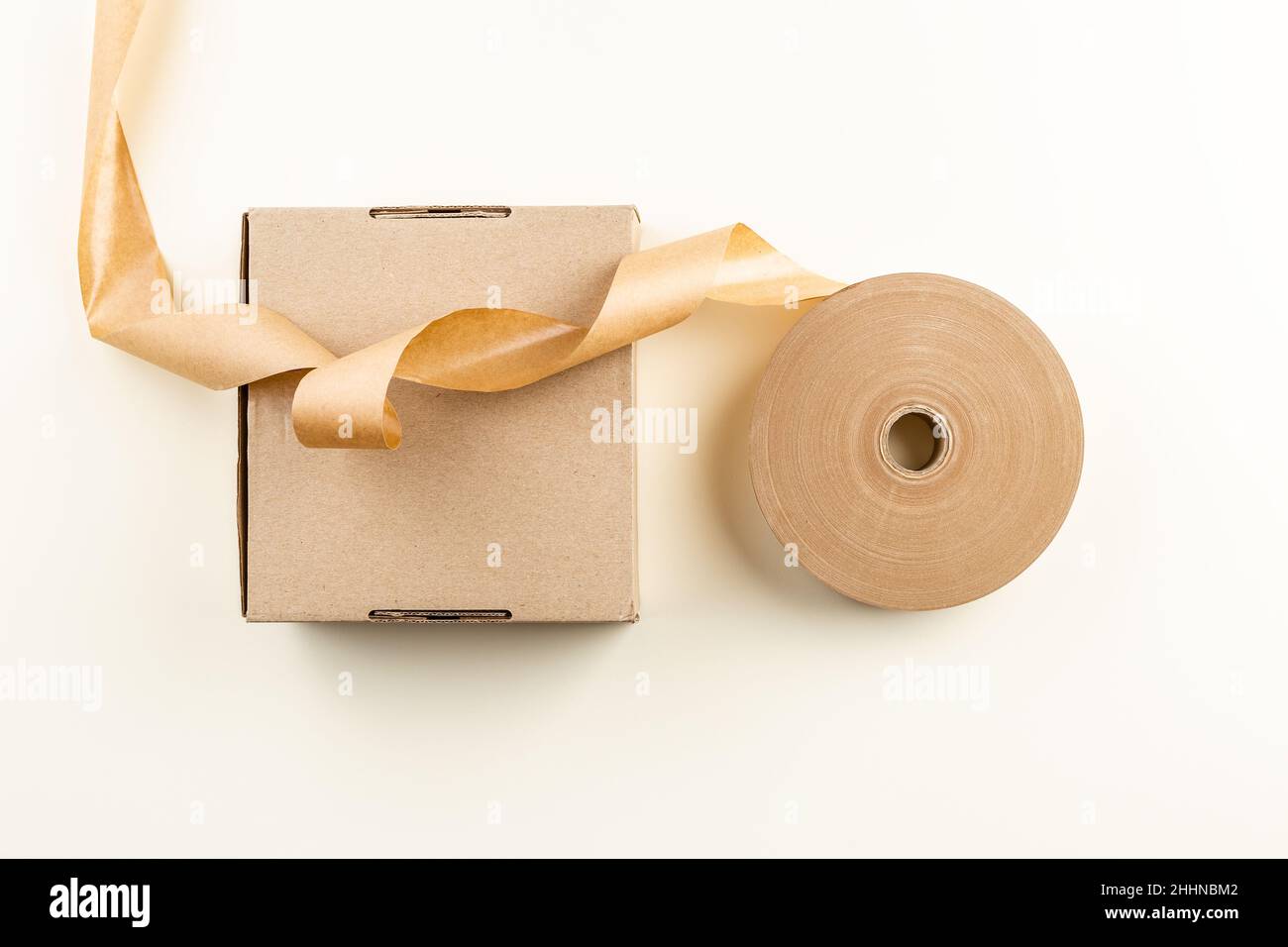 Biodegradable eco friendly paper sticky tape for cardboard box ...
