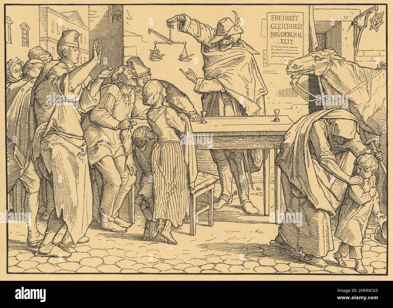 Drawing by alfred rethel hi-res stock photography and images - Alamy