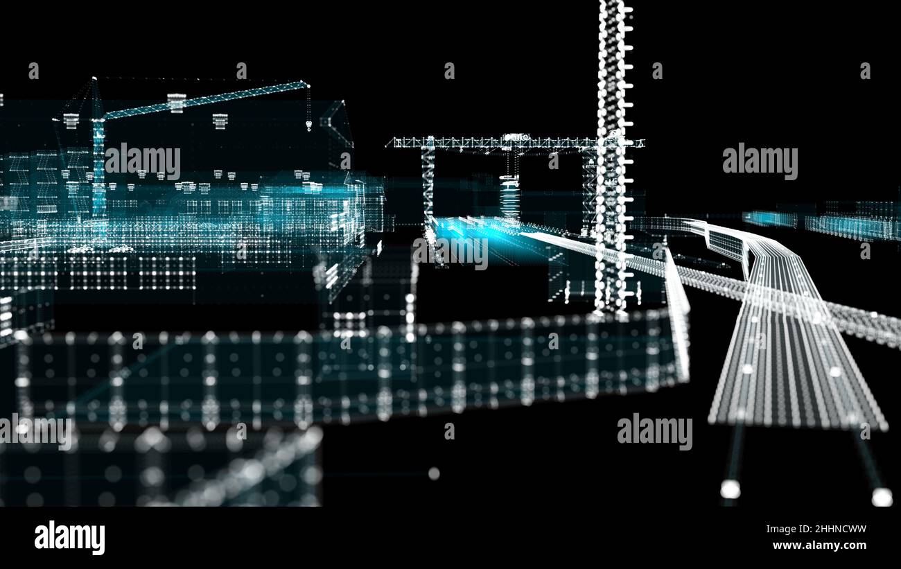 Industrial technology concept. Industry 4.0 Stock Photo - Alamy