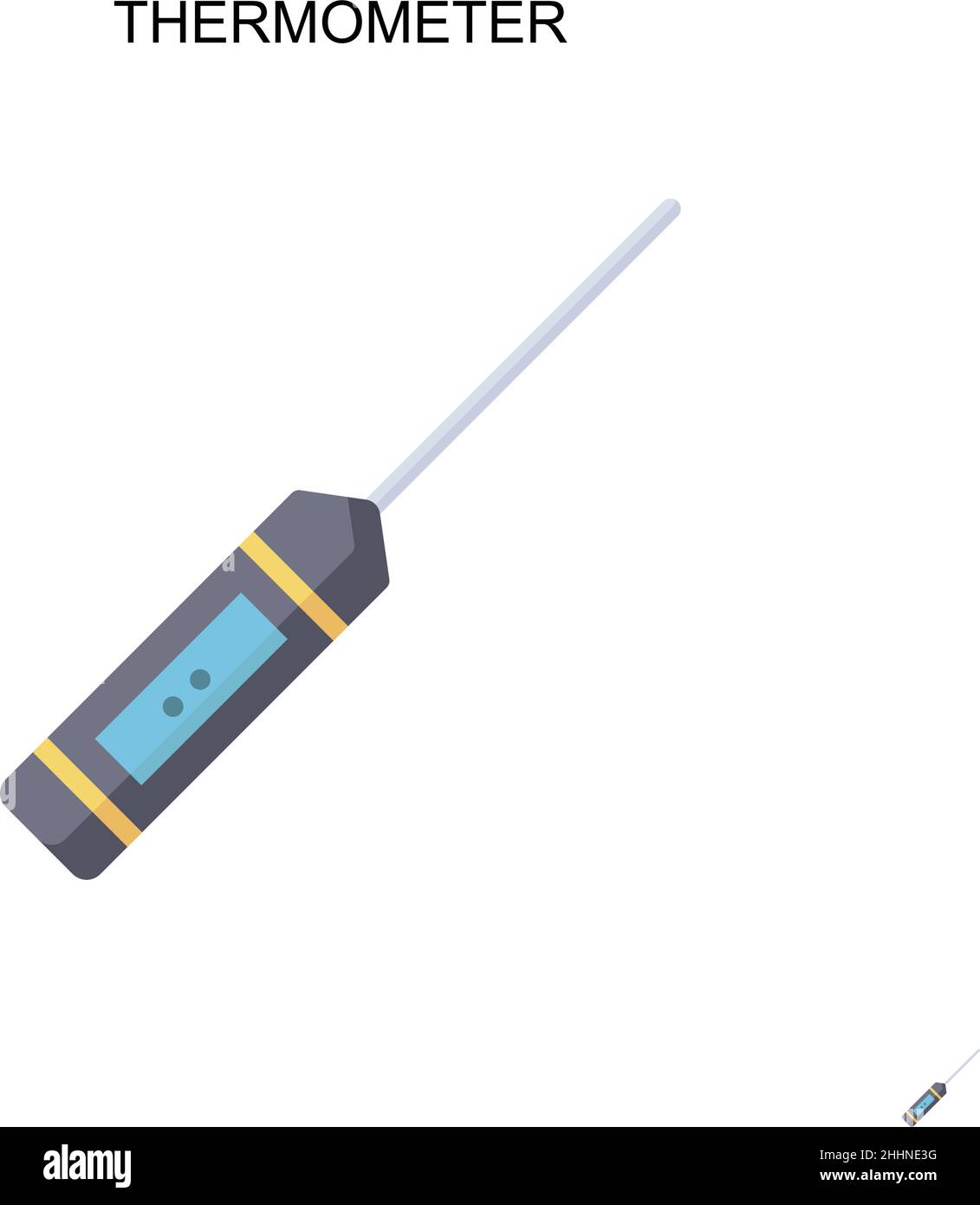 Thermometer Simple vector icon.Perfect color modern pictogram on ...