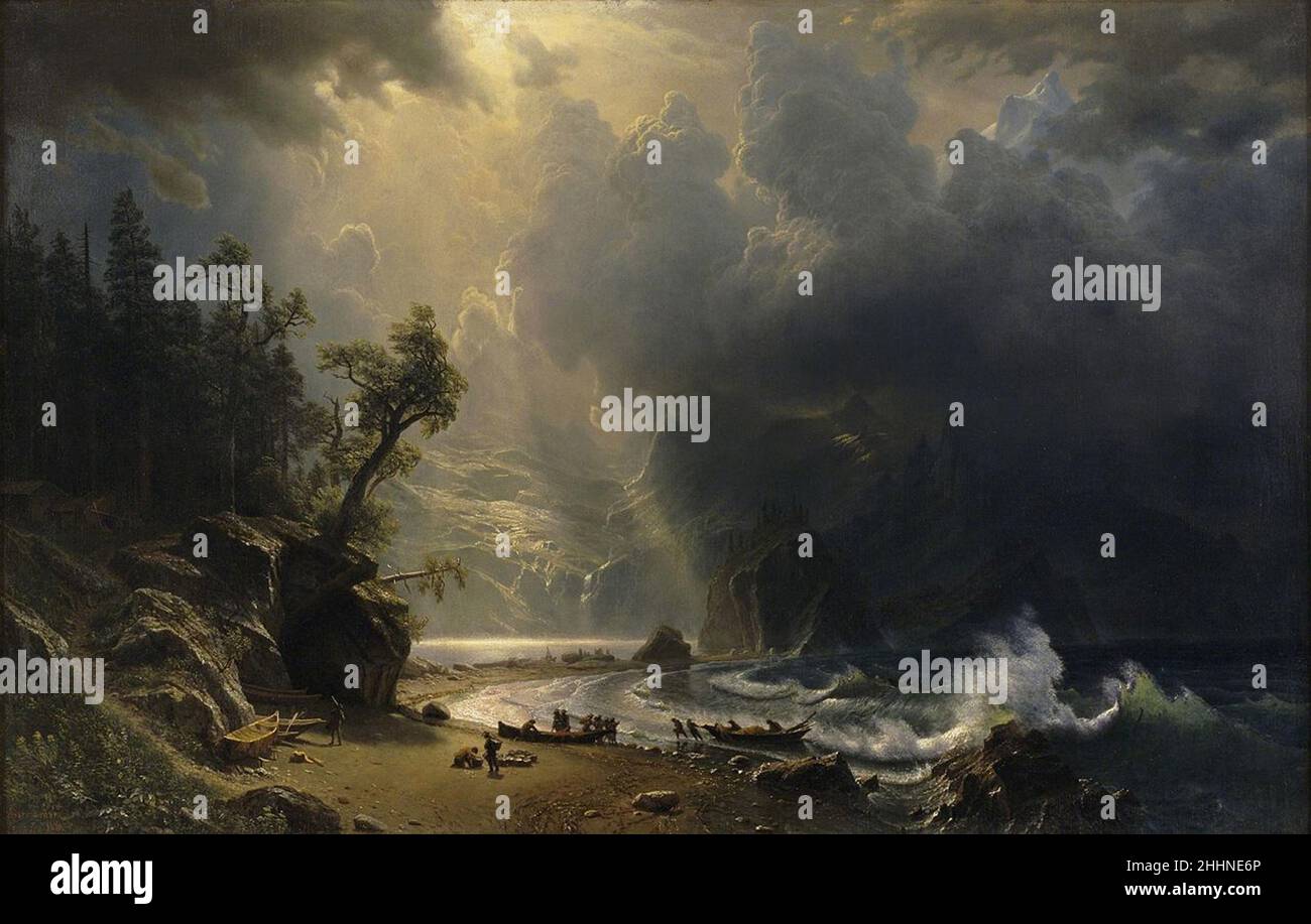 Vintage gothic landscape art Stock Photo - Alamy