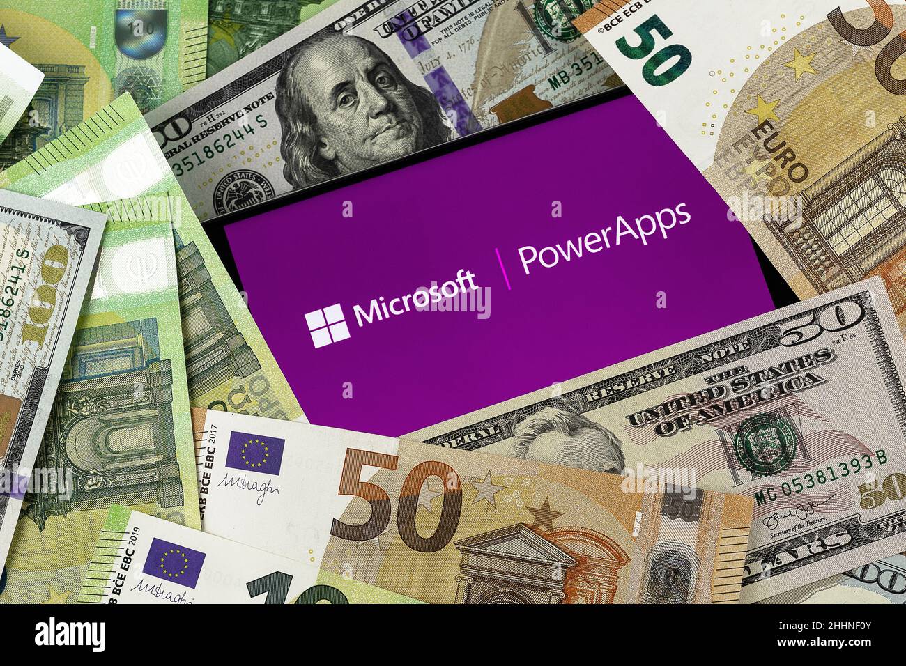 Power apps logo hi-res stock photography and images - Alamy