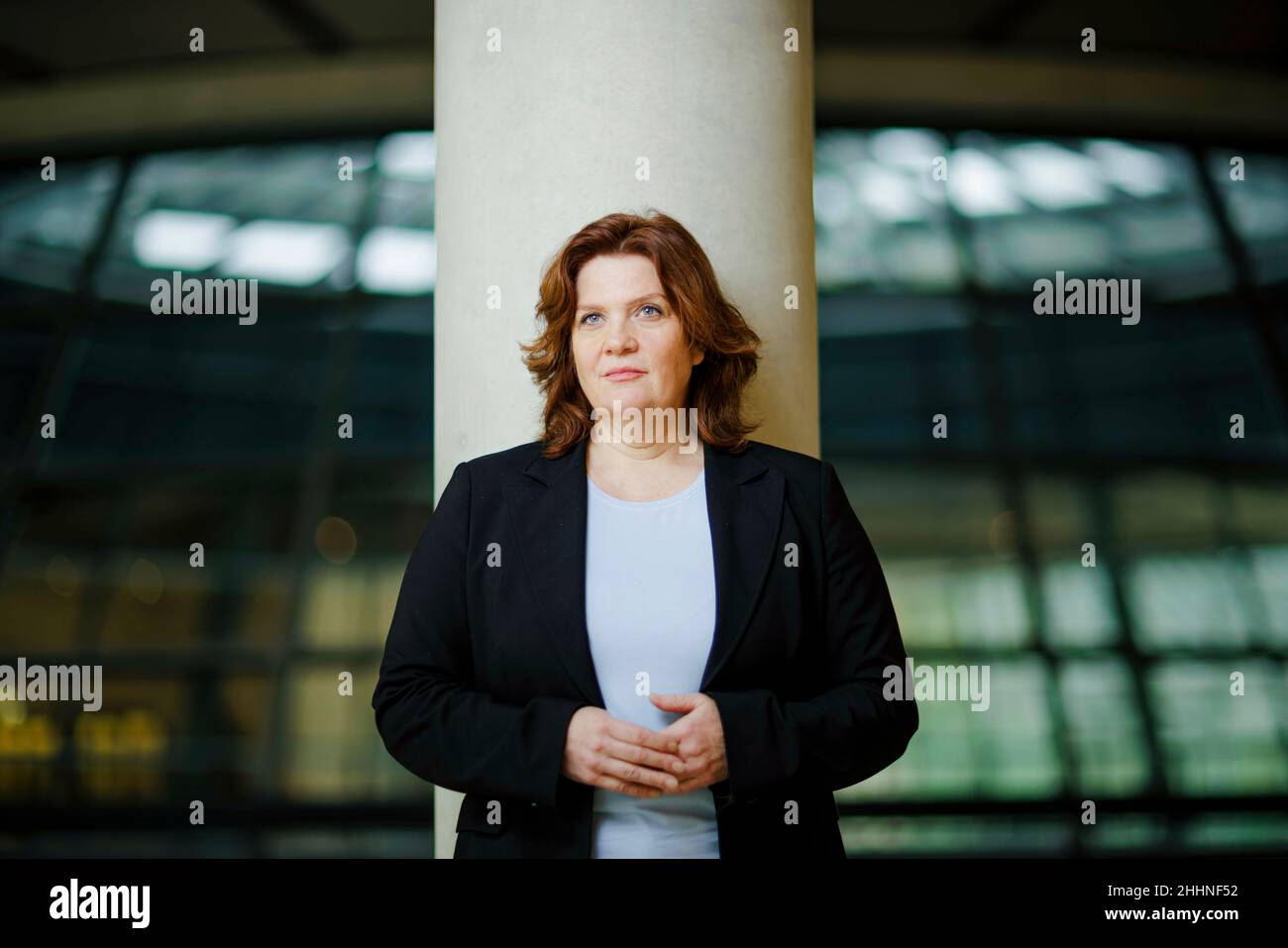 Sandra Weeser, MdB, FDP, poses for a photo. Berlin, January 25, 2022 ...