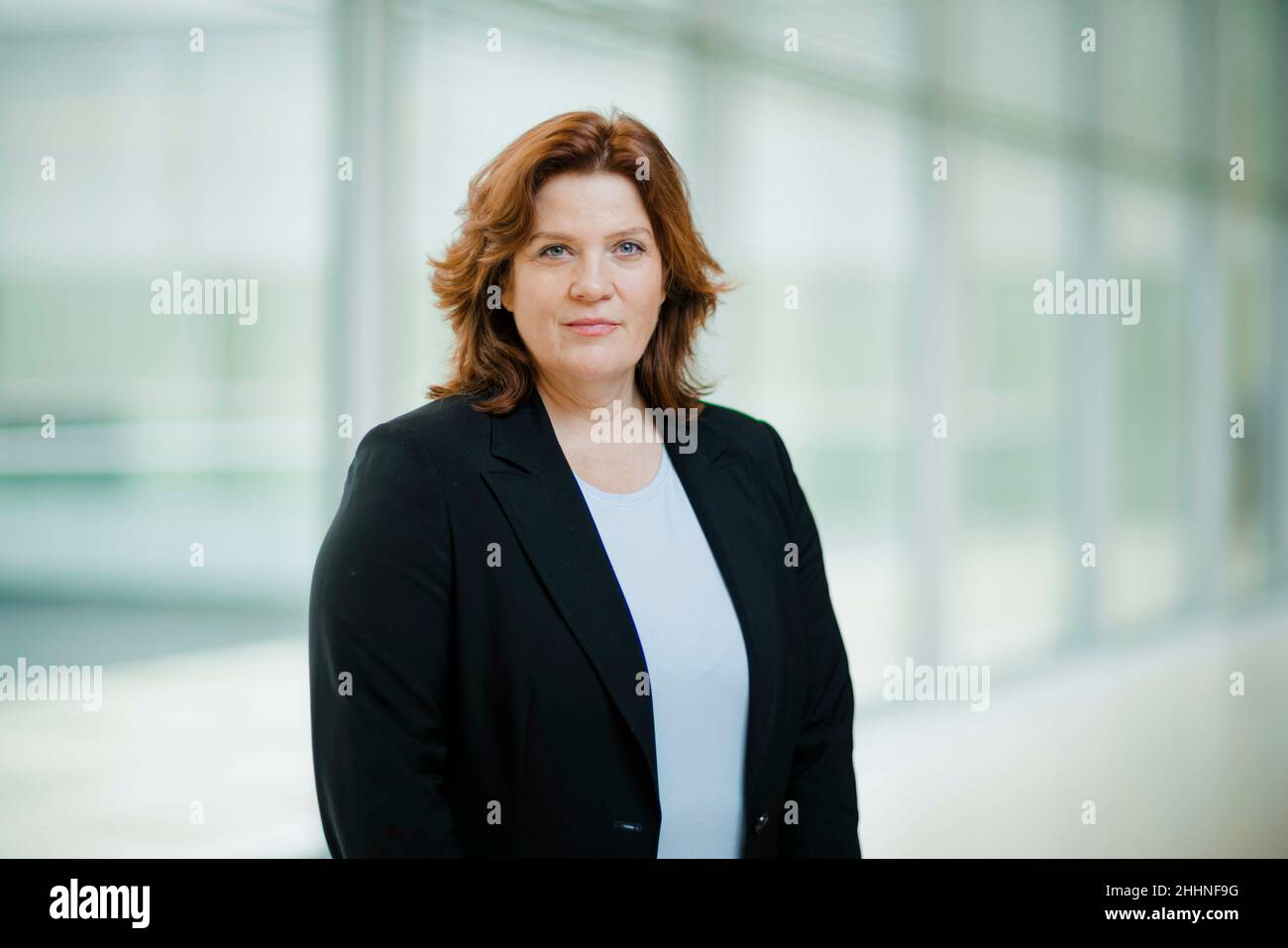 Sandra Weeser, MdB, FDP, poses for a photo. Berlin, January 25, 2022 ...
