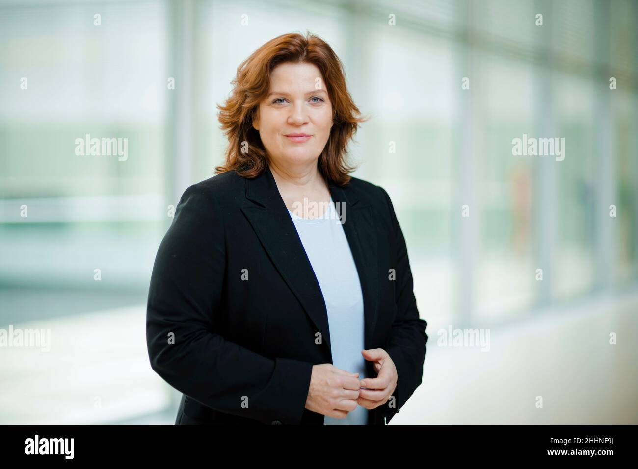 Sandra Weeser, MdB, FDP, poses for a photo. Berlin, January 25, 2022 ...