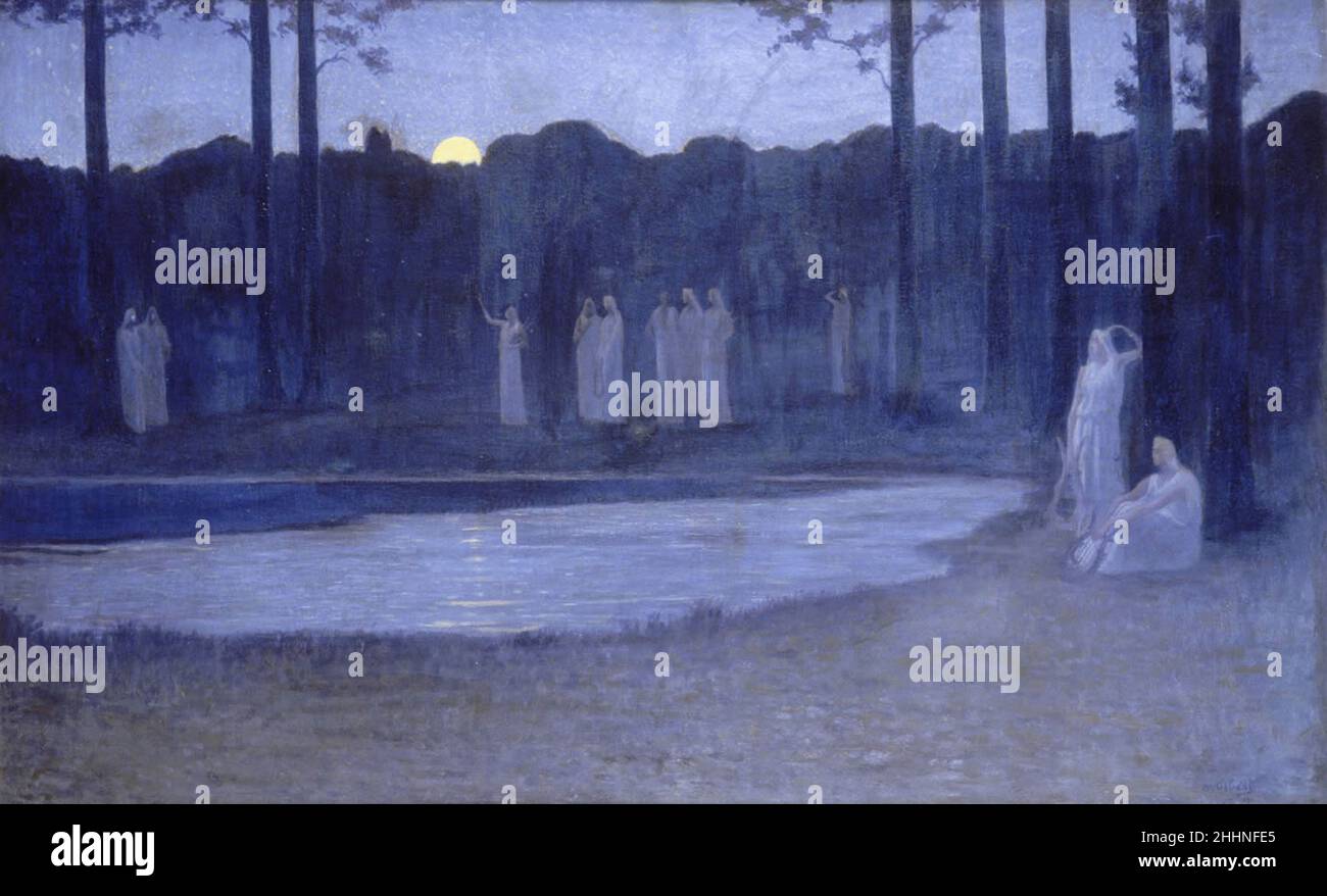 Vintage gothic landscape art Stock Photo - Alamy