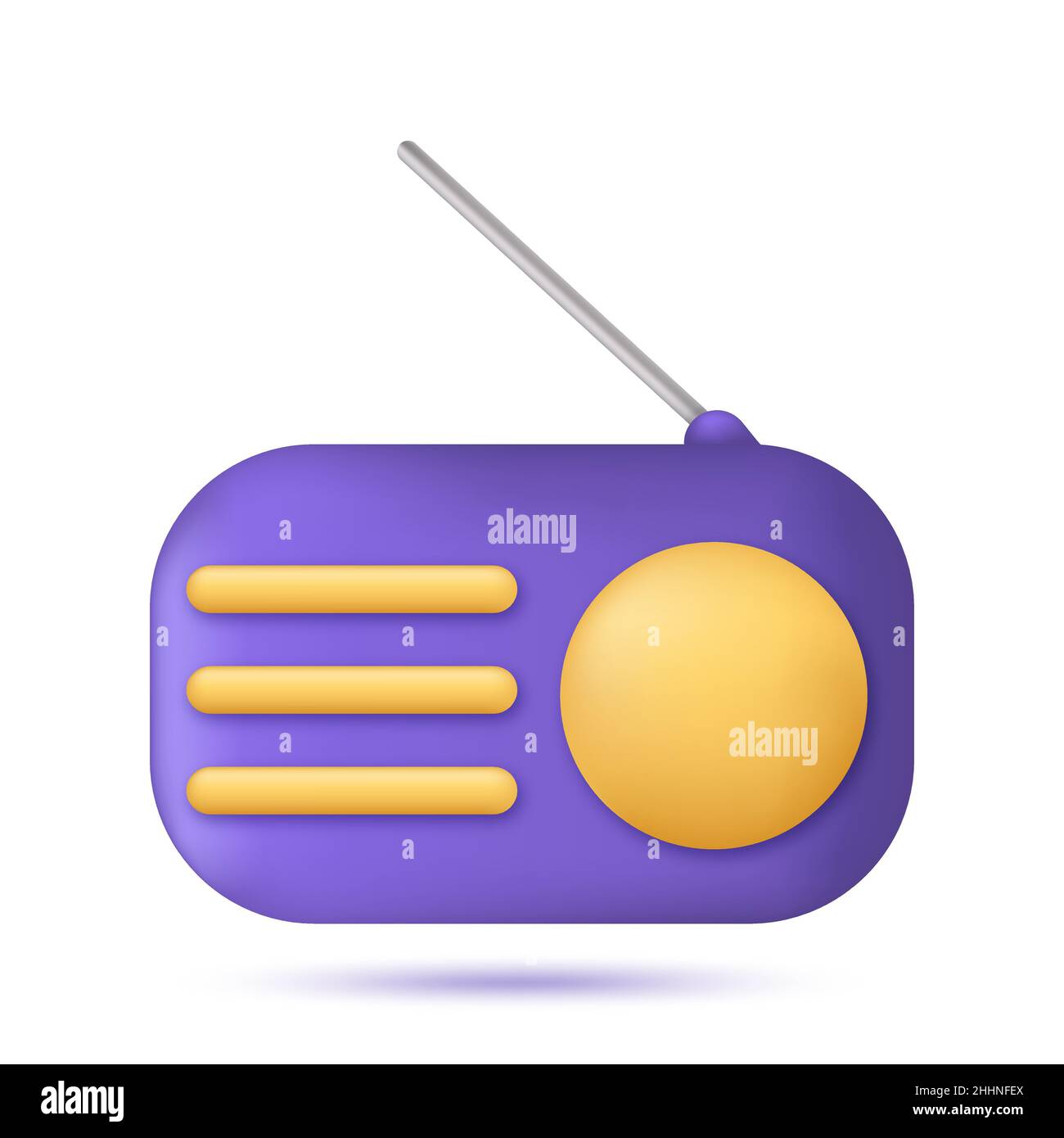 Radio vector icon Stock Vector Image & Art - Alamy