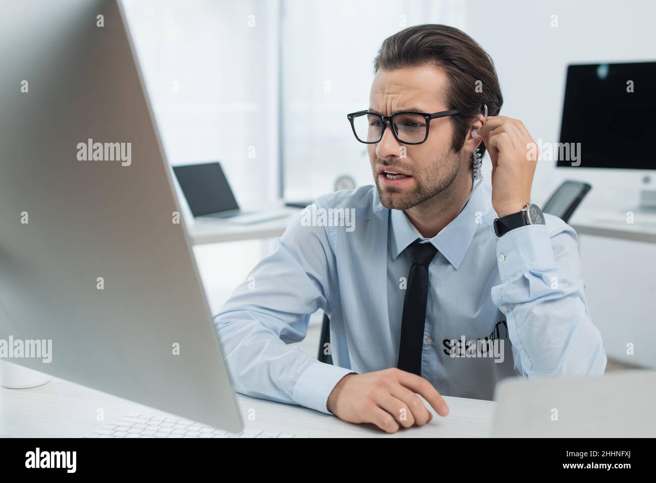 Monitors in control room hi-res stock photography and images - Alamy