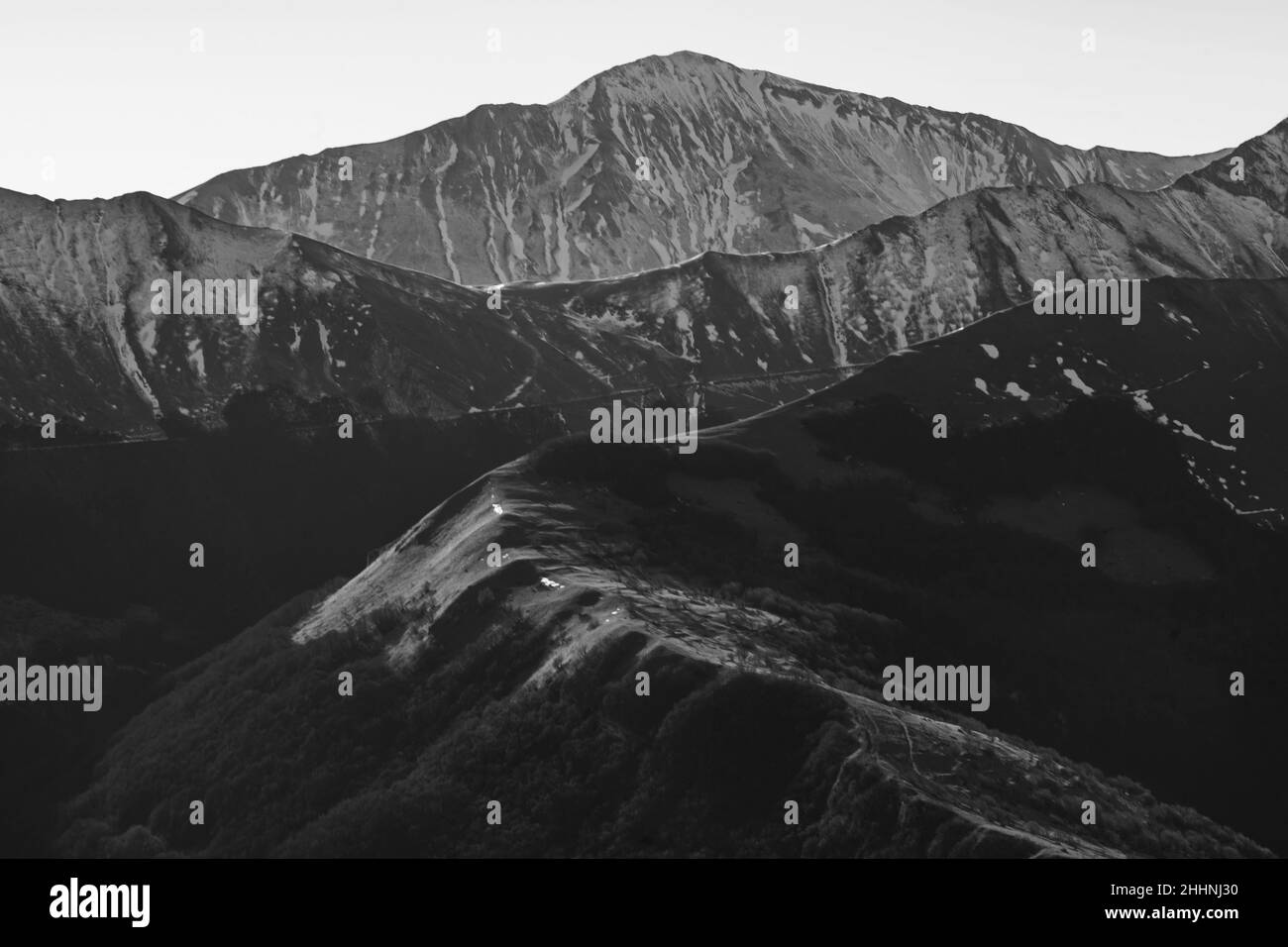Monte sibillini Black and White Stock Photos & Images - Alamy