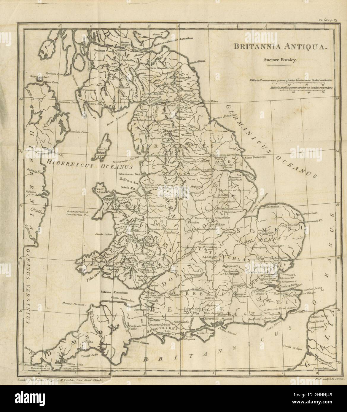 Roman map britain hi-res stock photography and images - Alamy