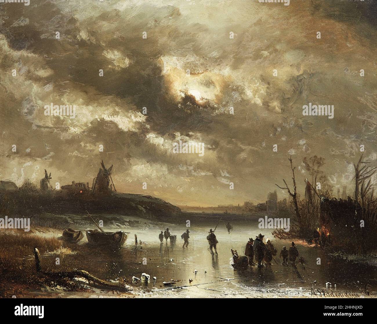 Vintage gothic landscape art Stock Photo - Alamy