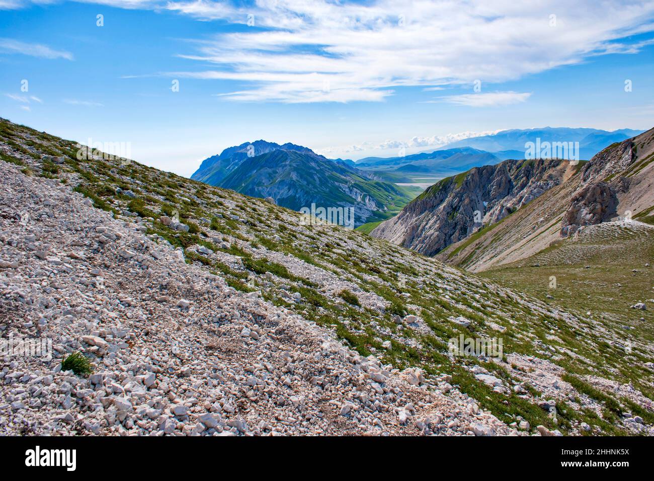 Gran Sasso National Park, View of Campo Imperatore, L’Aquila, Abruzzo ...
