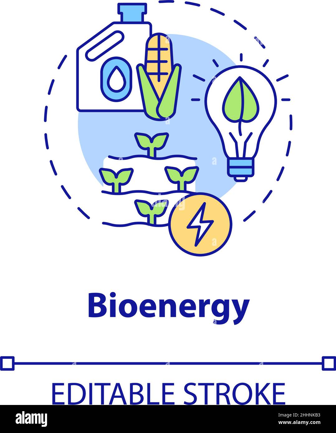 Bioenergy concept icon Stock Vector Image & Art - Alamy