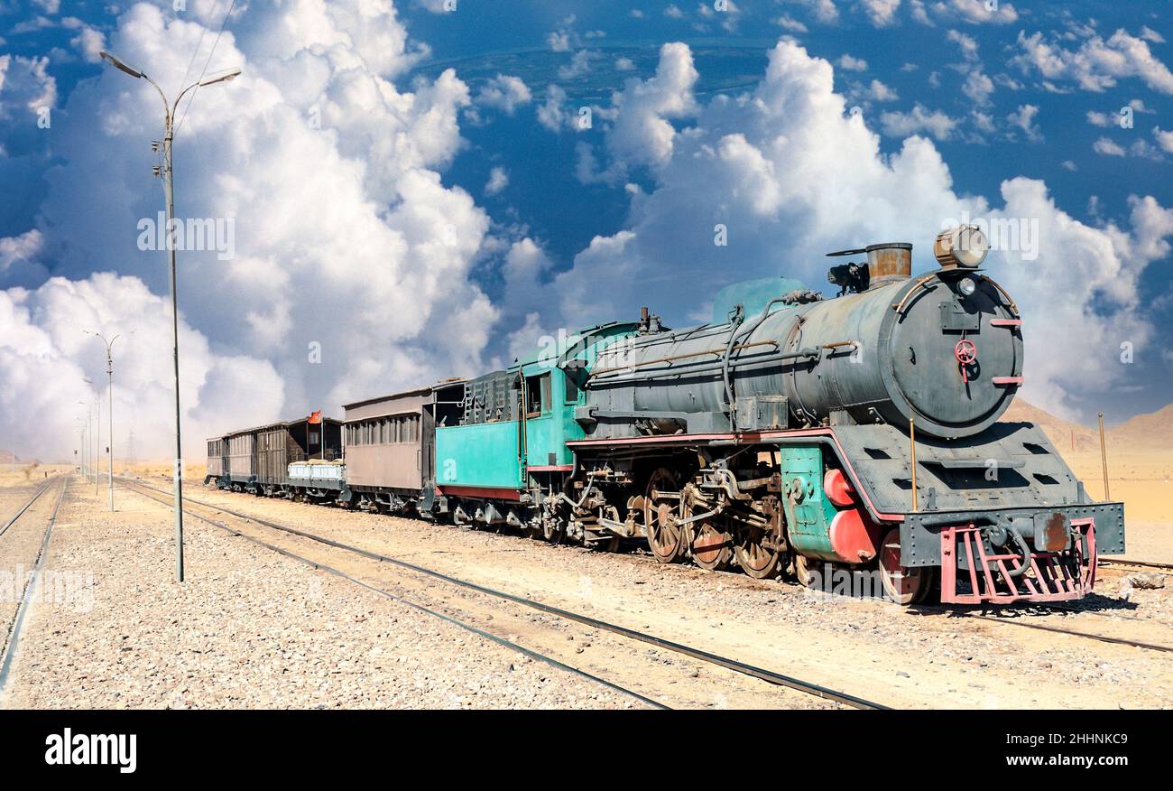Black rock desert train track hi-res stock photography and images - Alamy