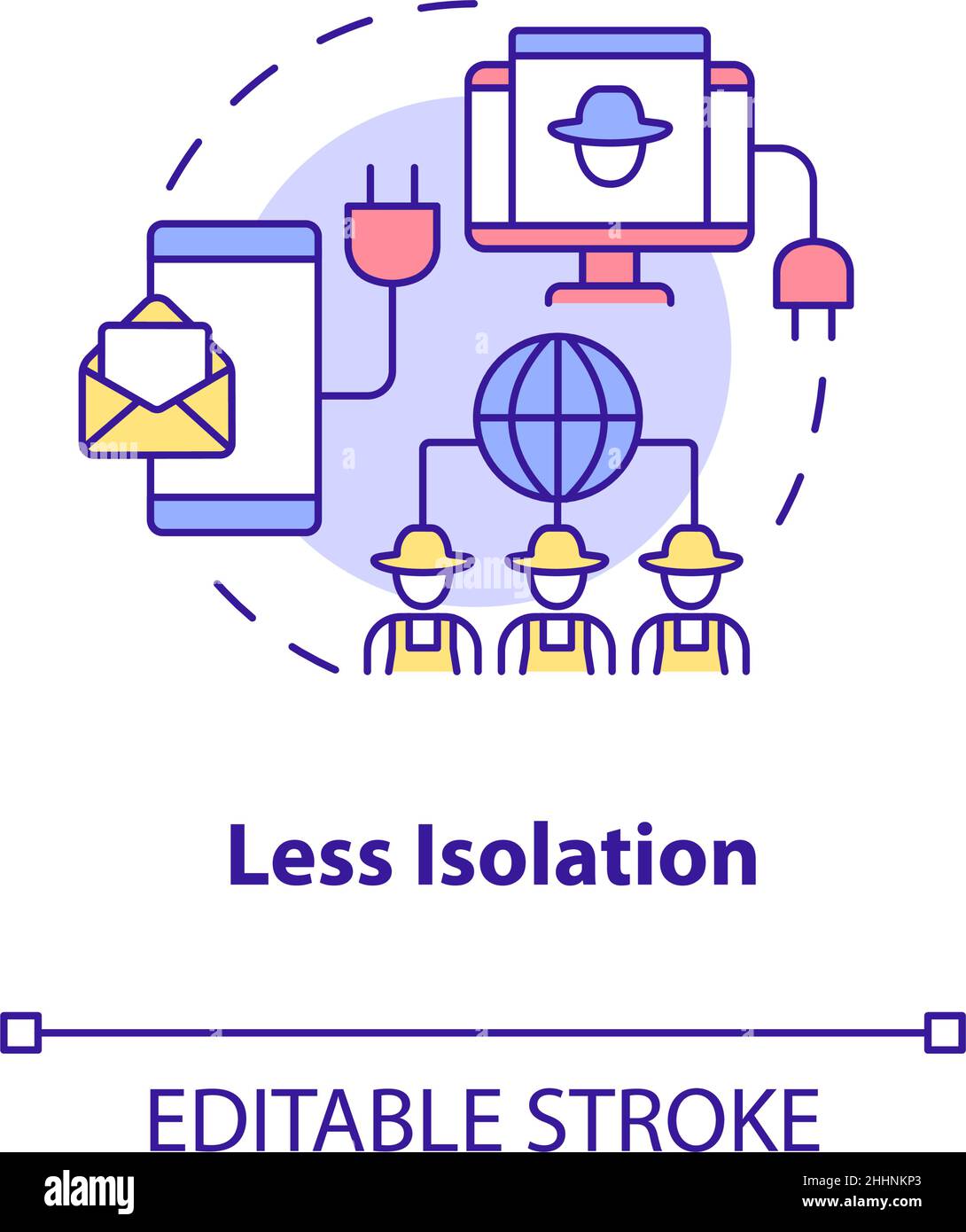 Less isolation concept icon Stock Vector Image & Art - Alamy Less isolation concept icon Stock Vector Image & Art - Alamy