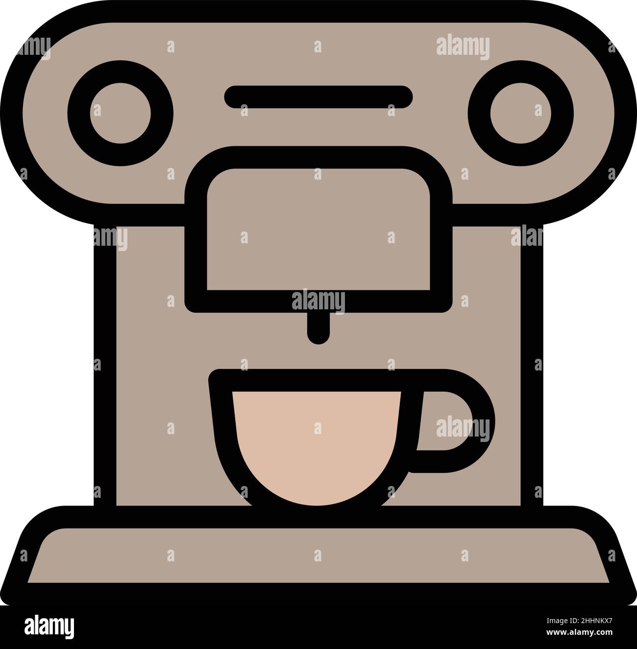 Coffee machine icon outline vector. Barista drink. Drip espresso Stock ...